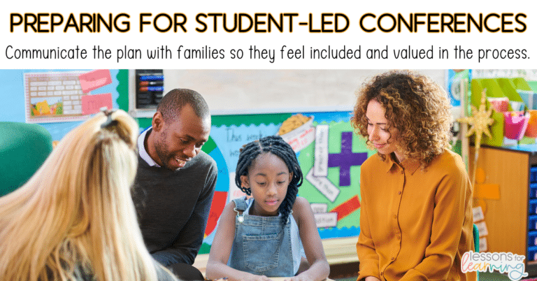 Tips for Successful Student-led Conferences - Lessons for Learning